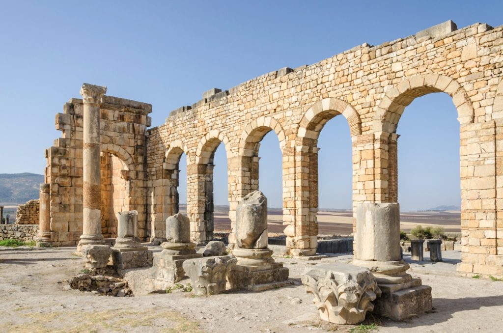 Visiter Volubilis, ville antique romaine au Maroc